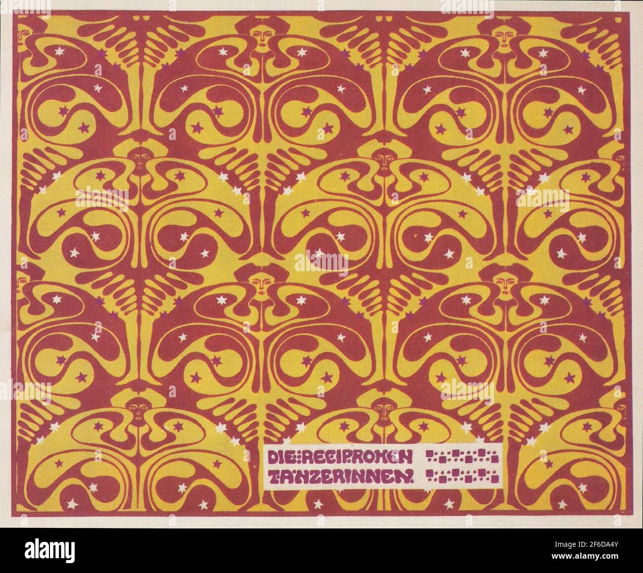 Koloman Moser - Reciprocal Dancers 1901 Stock Photo - Alamy