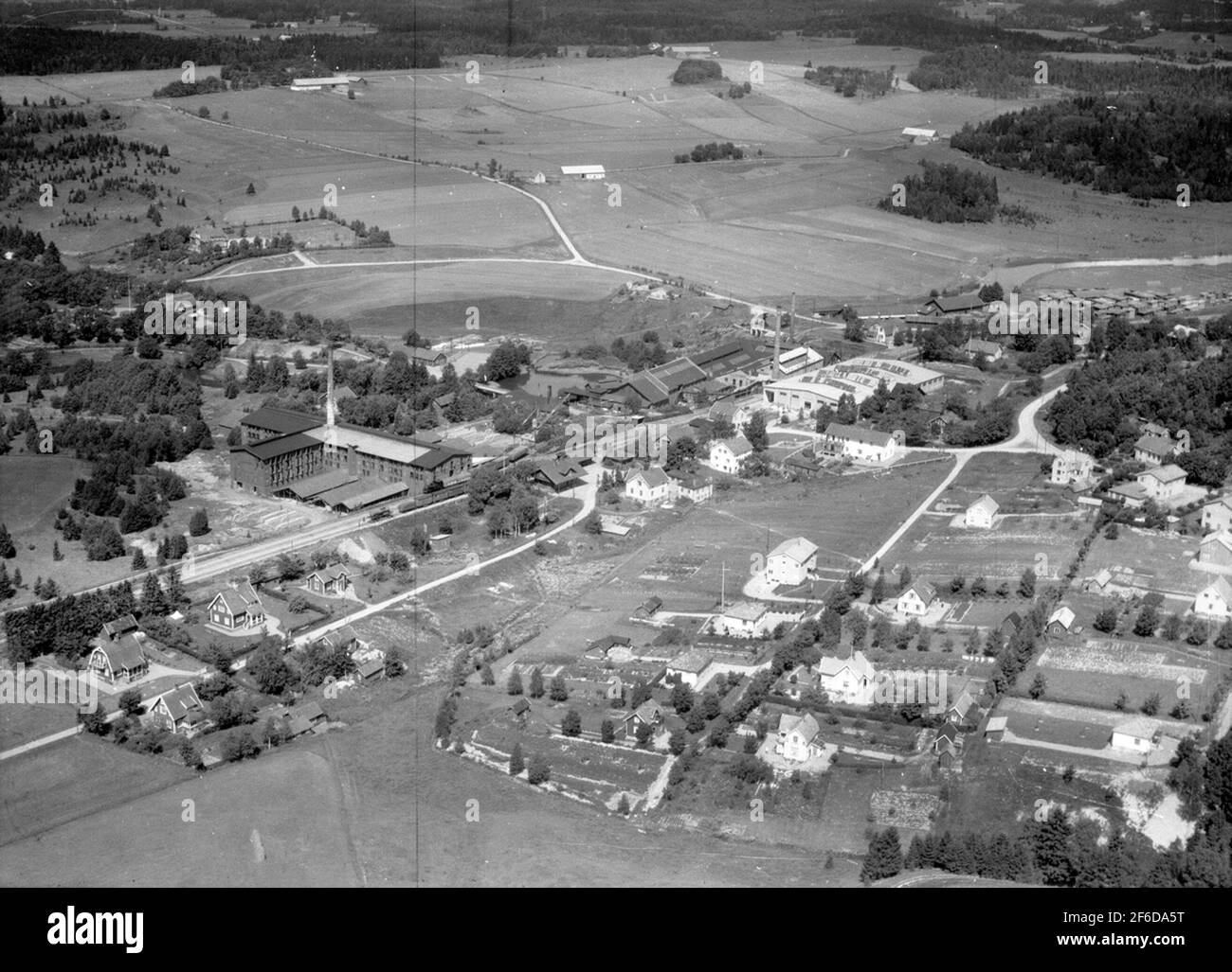 Aerial view of station Stock Photo - Alamy