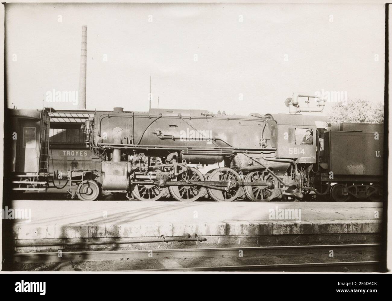 Steam locomotive with number 5814 Stock Photo - Alamy