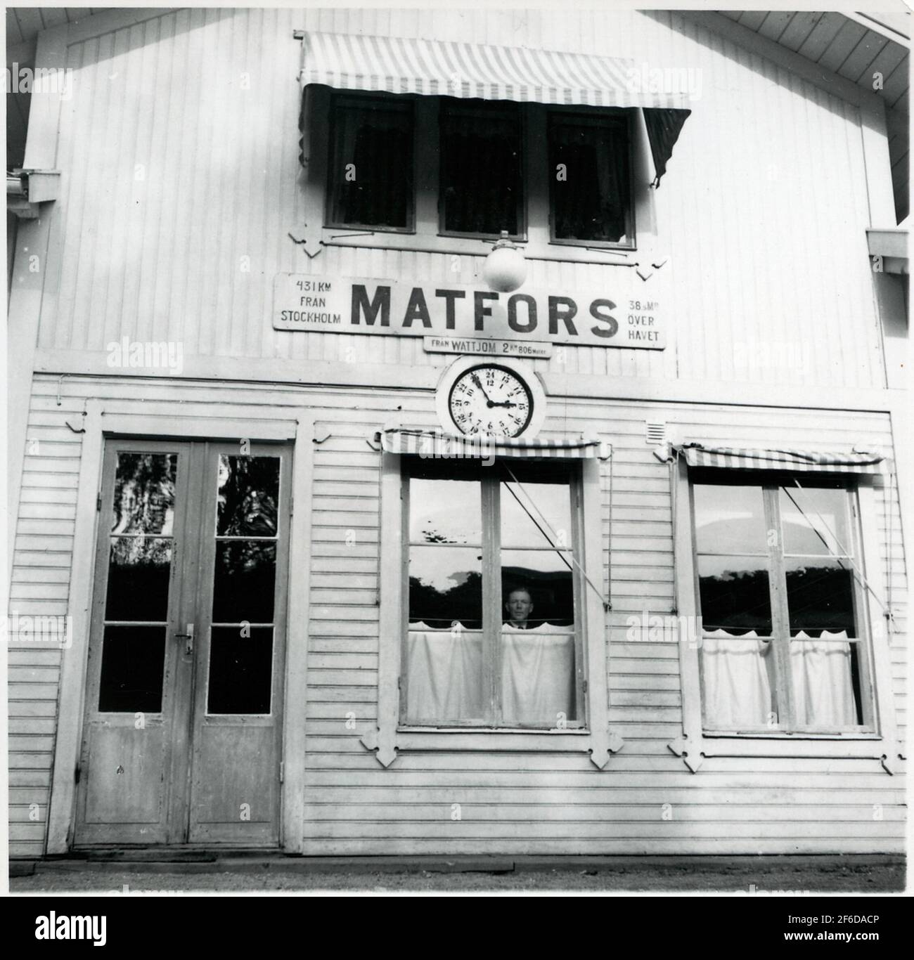 Matfors station house Stock Photo - Alamy