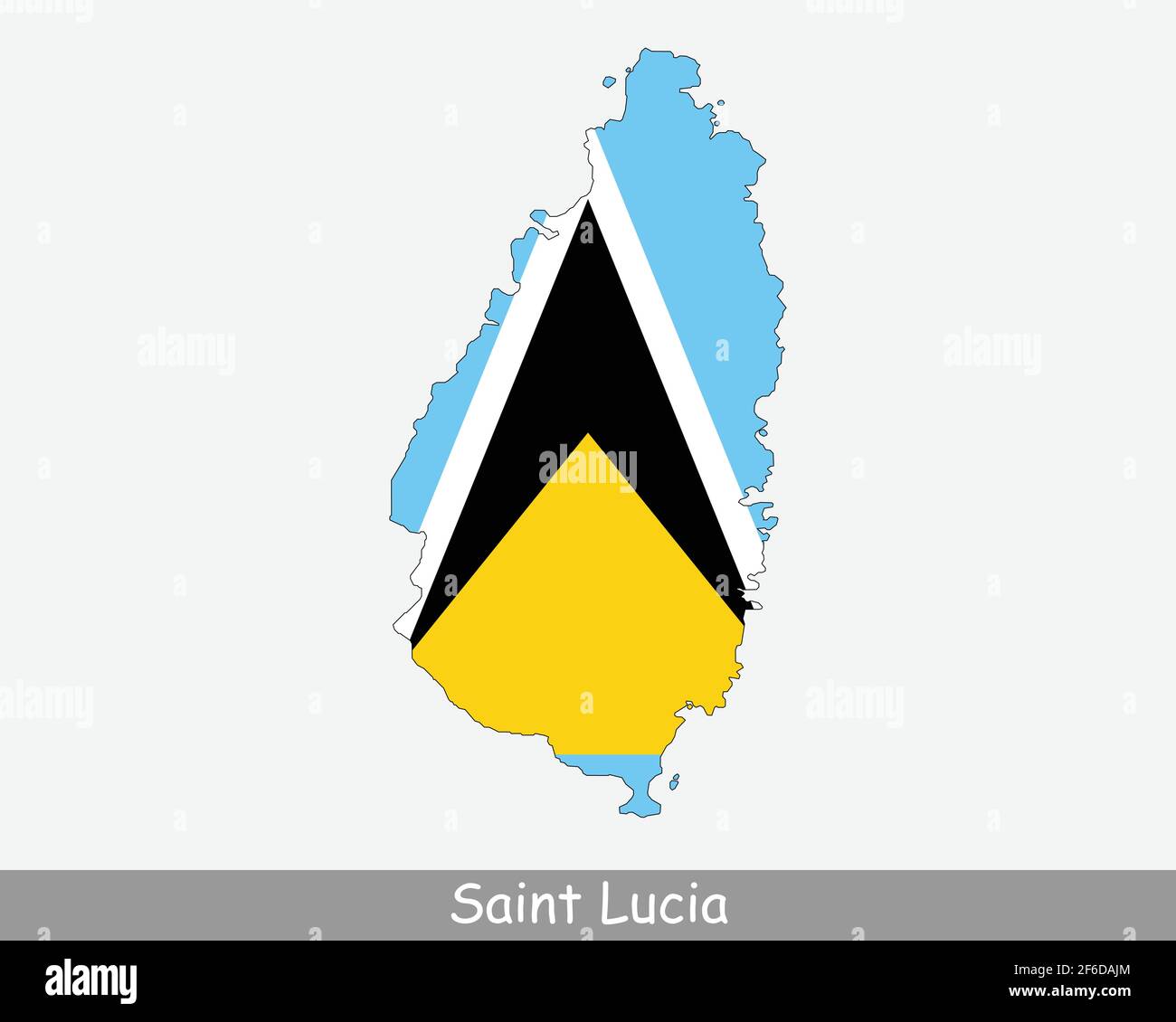 Saint lucia st lucia flag Stock Vector Images - Alamy