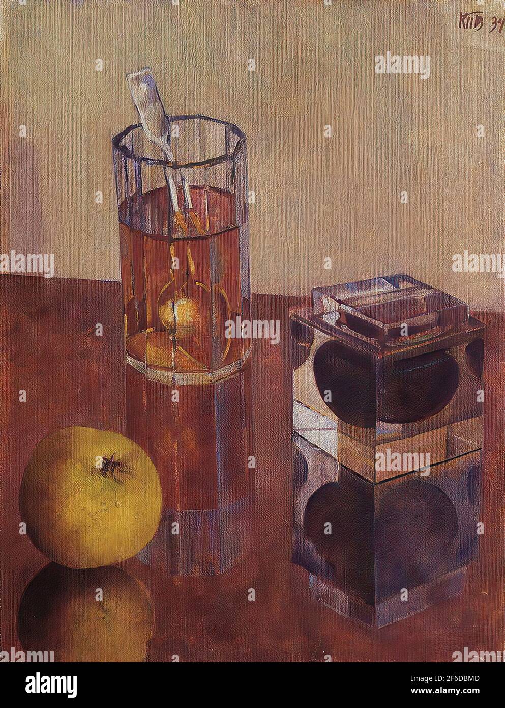Kuzma Petrov-Vodkin - Still Life with Inkwell 1934 Stock Photo - Alamy