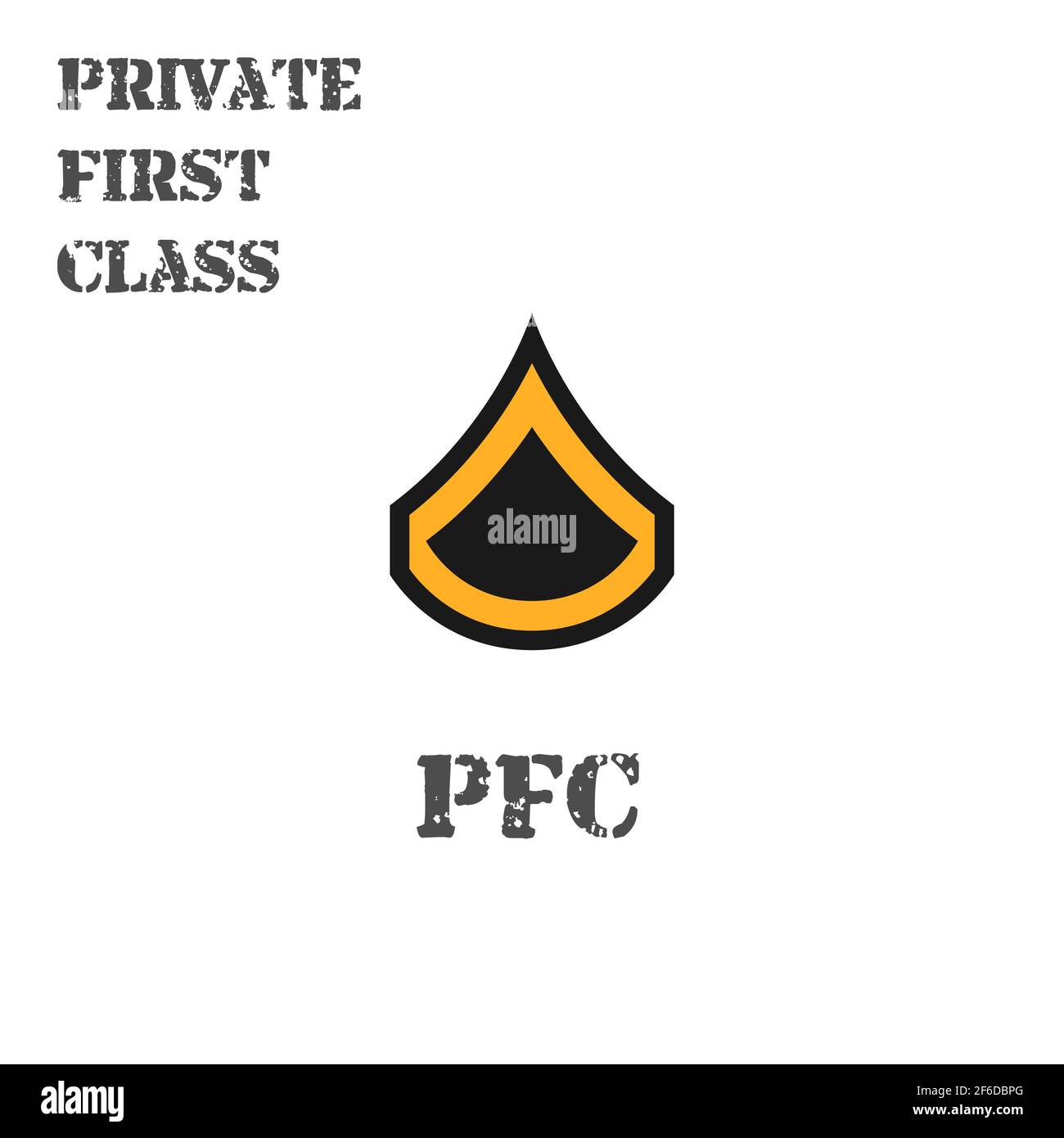 Pfc symbol hi-res stock photography and images - Alamy