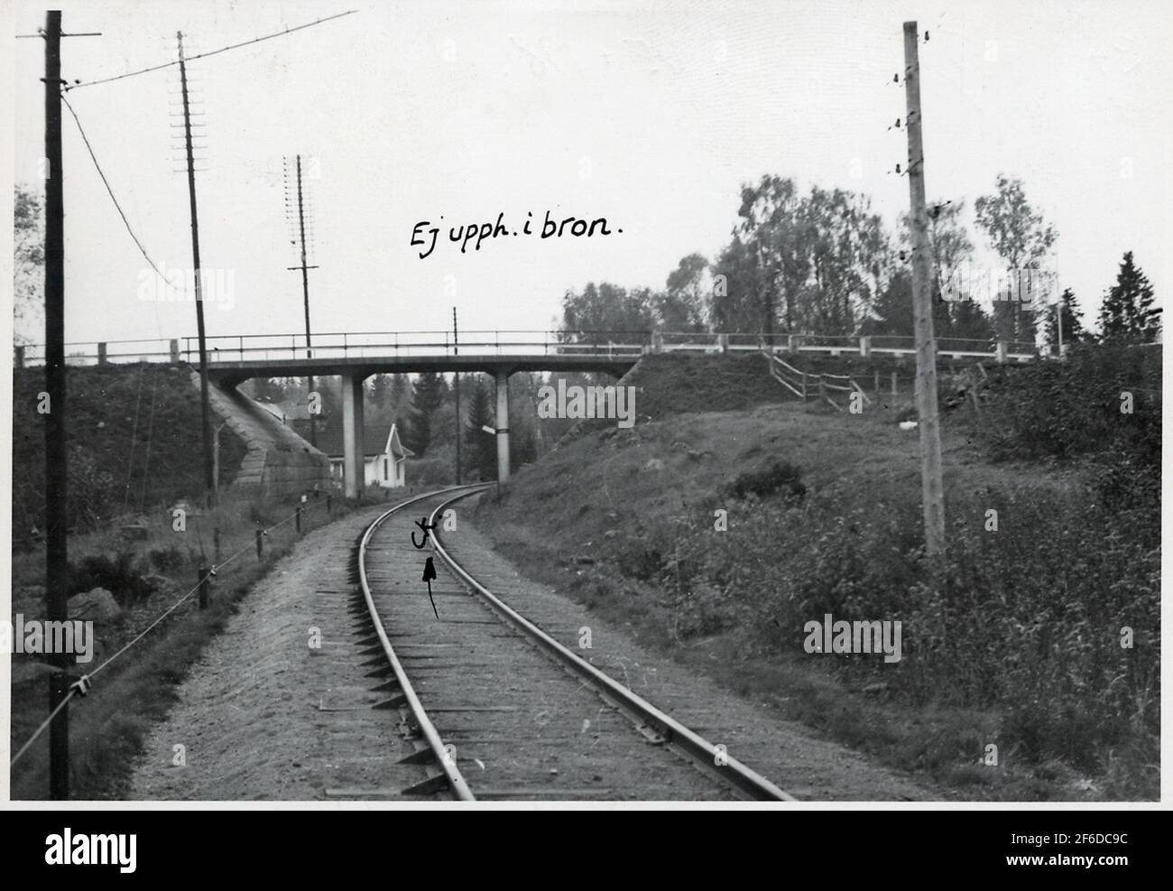 Road bridge over railway Stock Photo - Alamy