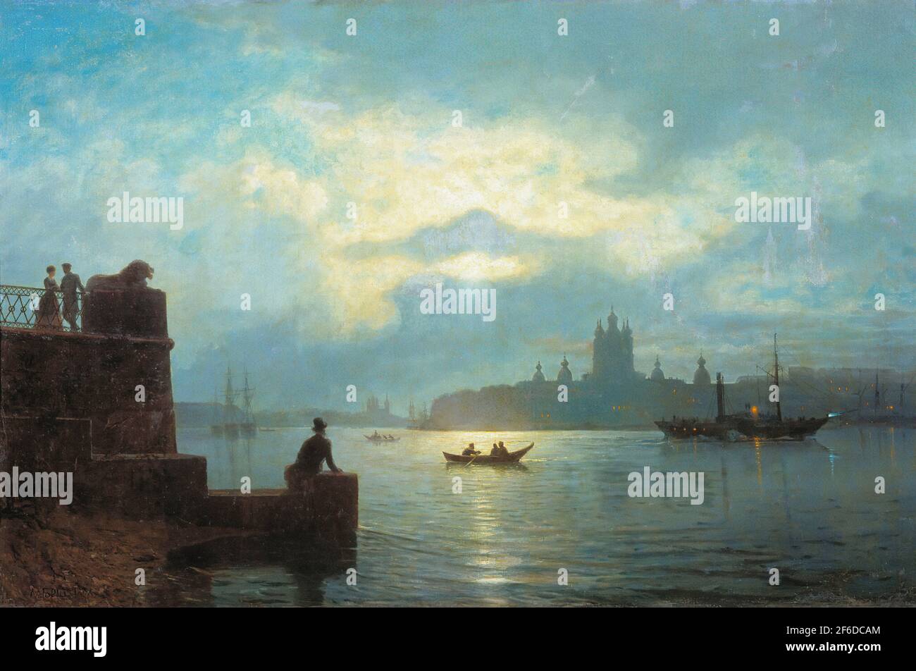 Moonlit masterpiece hi-res stock photography and images - Alamy