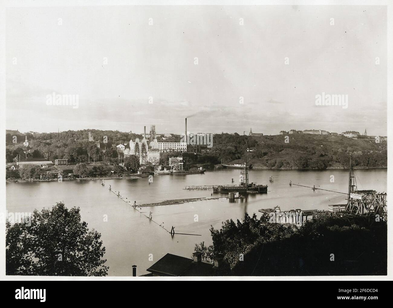 The Årstabron is built Stock Photo - Alamy