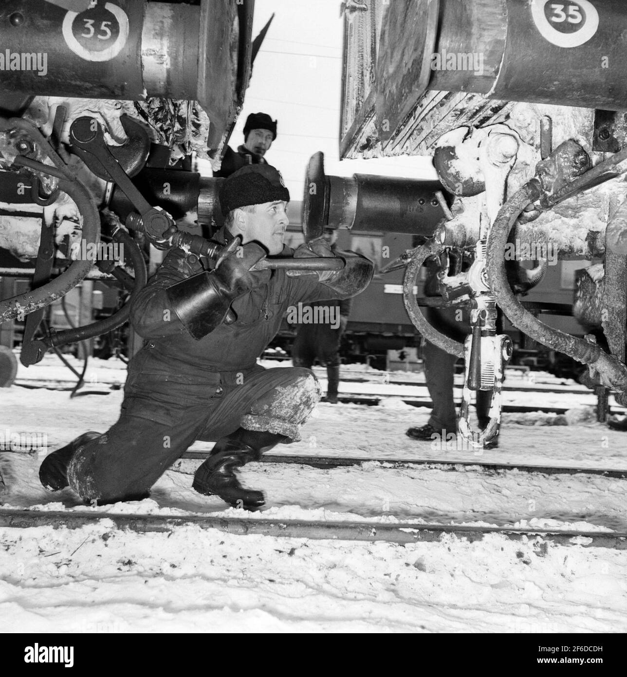 Locomotive crew change hi-res stock photography and images - Alamy