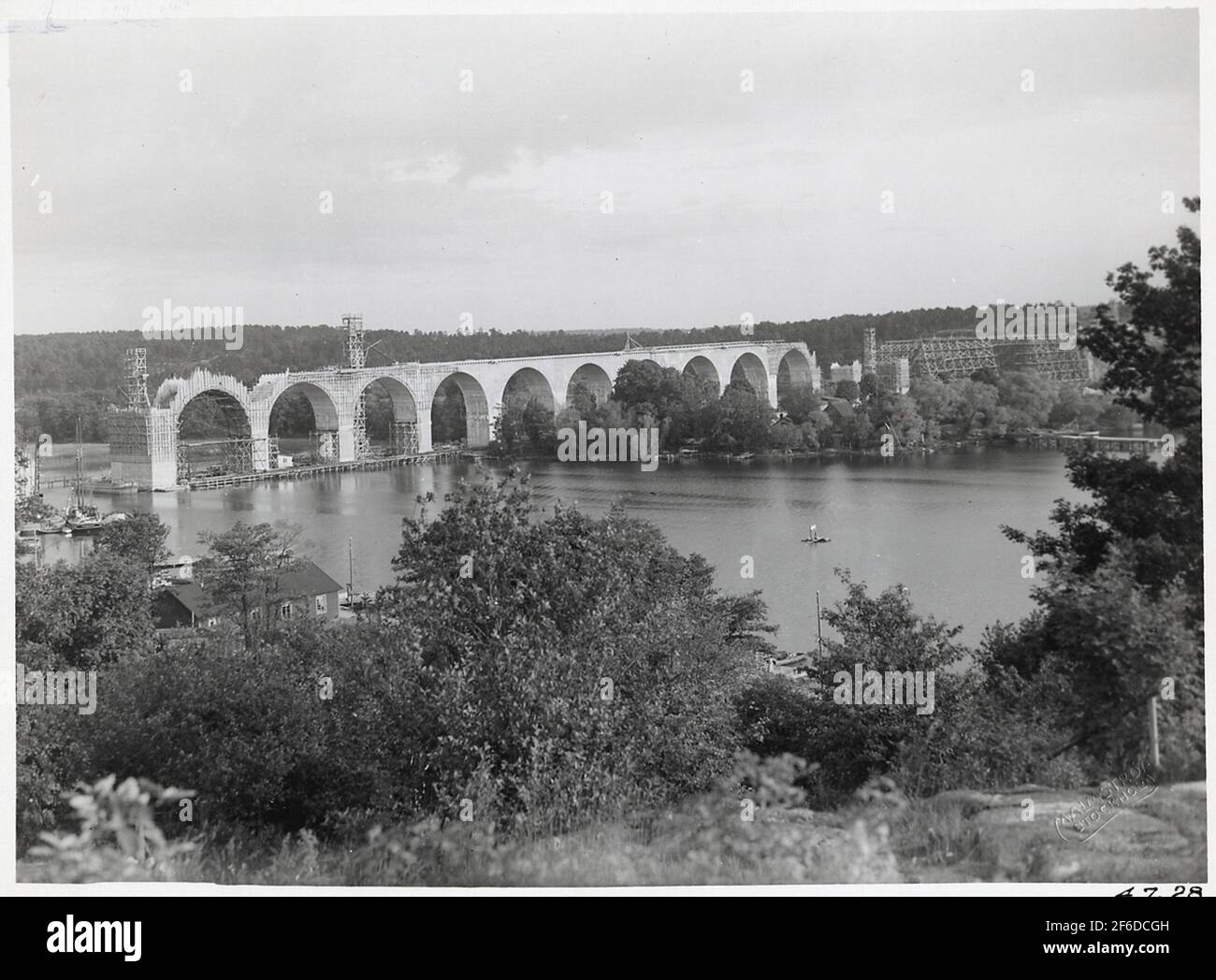 The Årstabron is built Stock Photo - Alamy