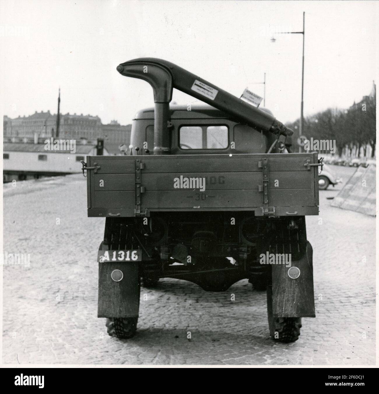 Truck with registration number A1316 Stock Photo - Alamy