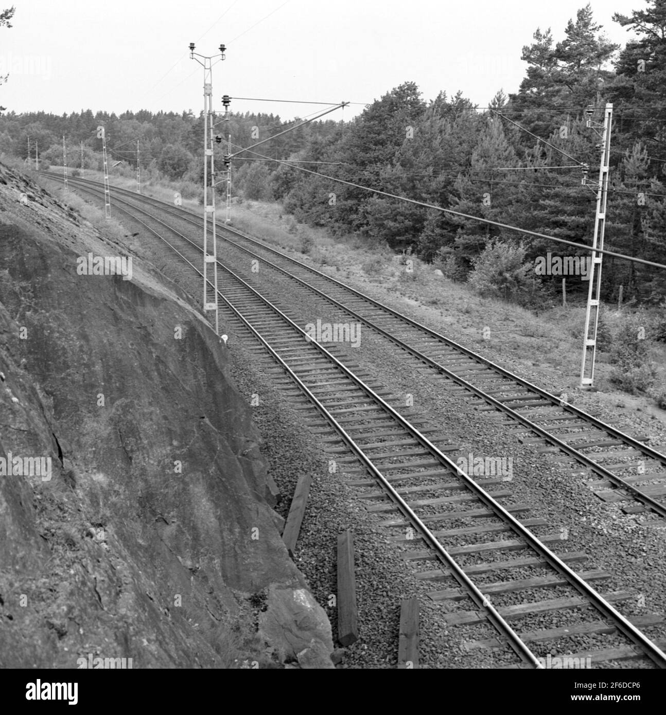 Line picture, double track Stock Photo - Alamy