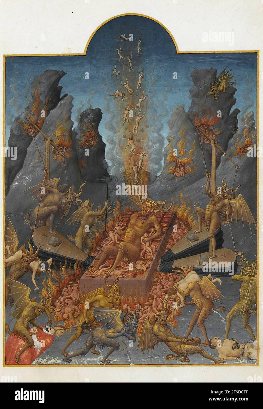 Limbourg brothers - Hell Stock Photo - Alamy