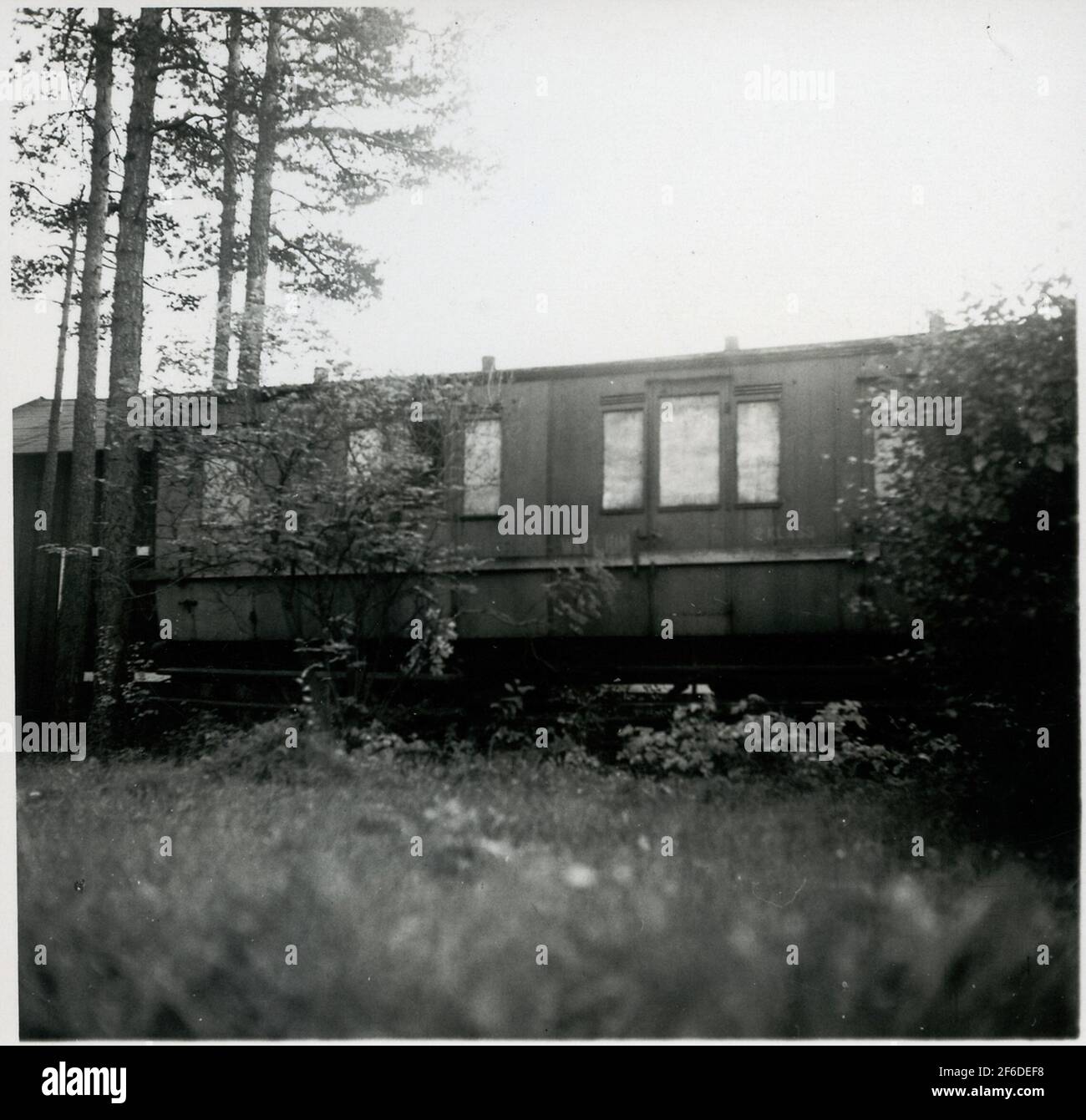 Cars at the locomotive in Matfors Stock Photo - Alamy