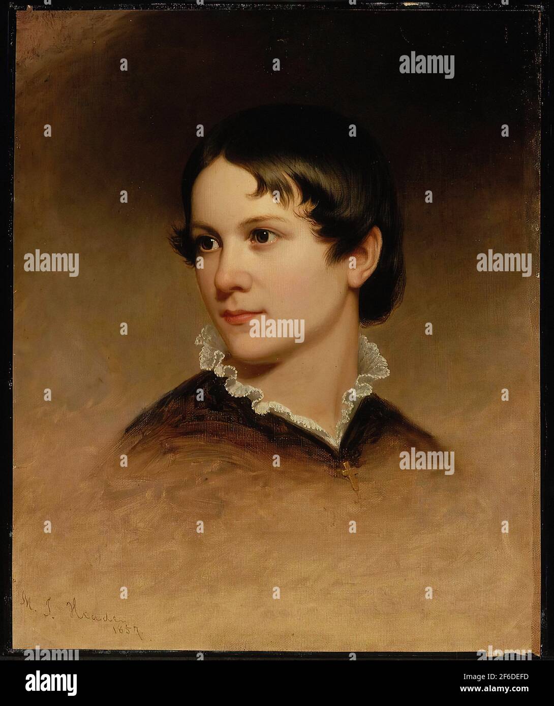 Martin Johnson Heade - Mary Rebecc Clark 1857 Stock Photo - Alamy