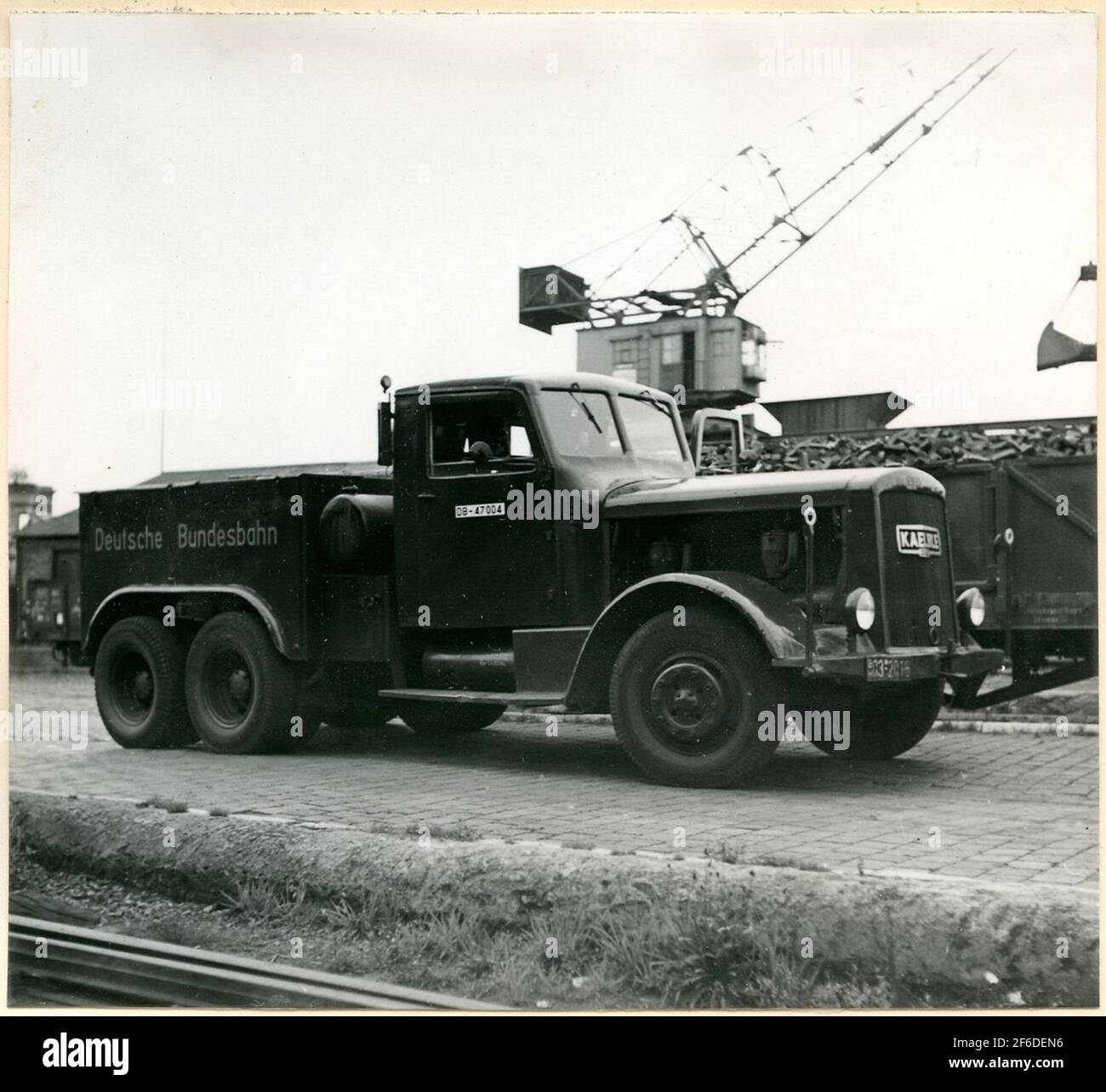 Lastbil, Deutsche Bundesbahn DB 47004 Stock Photo - Alamy