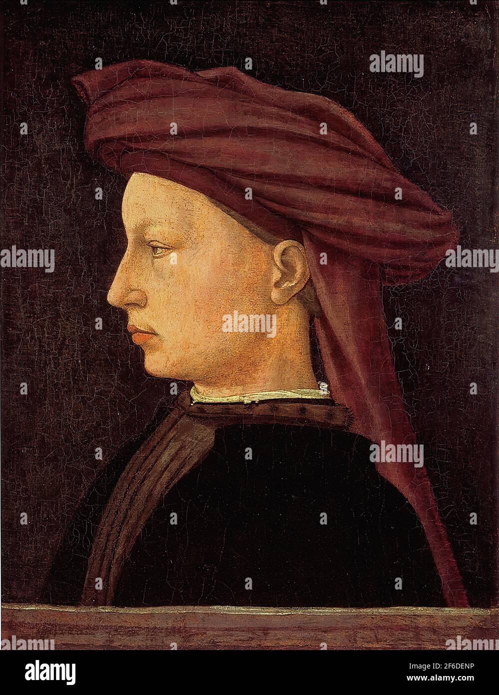Masaccio - Portrait Young Woman 1425 Stock Photo - Alamy