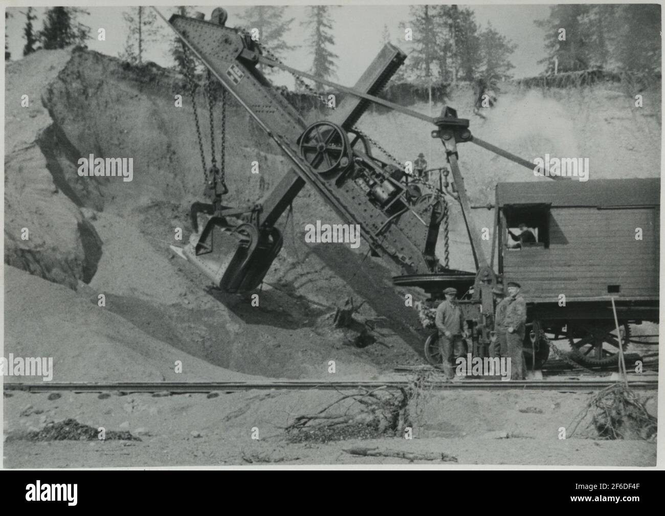Steam powered excavator hi-res stock photography and images - Alamy