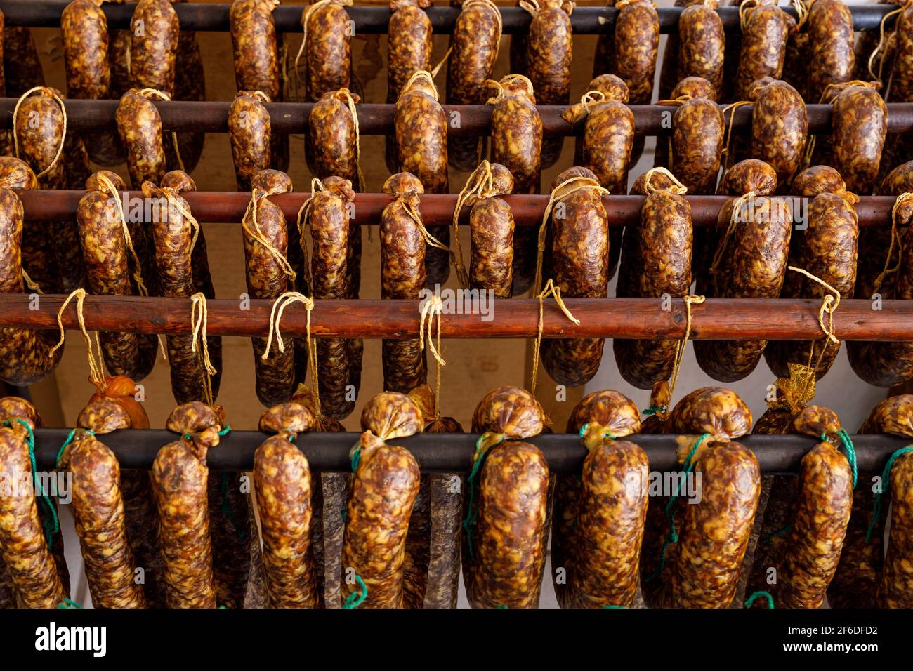 smoked sausage from hesse in germany Stock Photo - Alamy