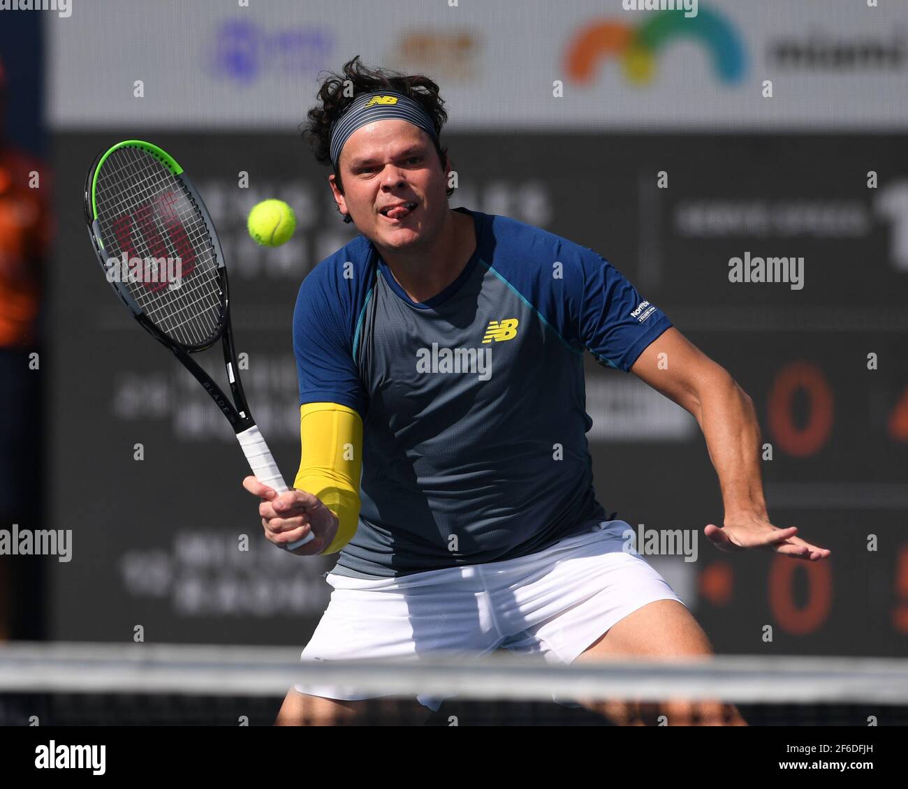 Milos raonic 2021 hi-res stock photography and images - Alamy