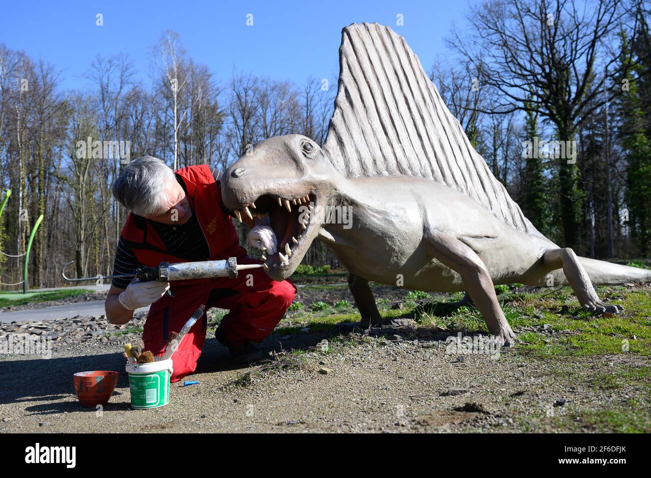 Dimetrodon teeth hi-res stock photography and images - Alamy