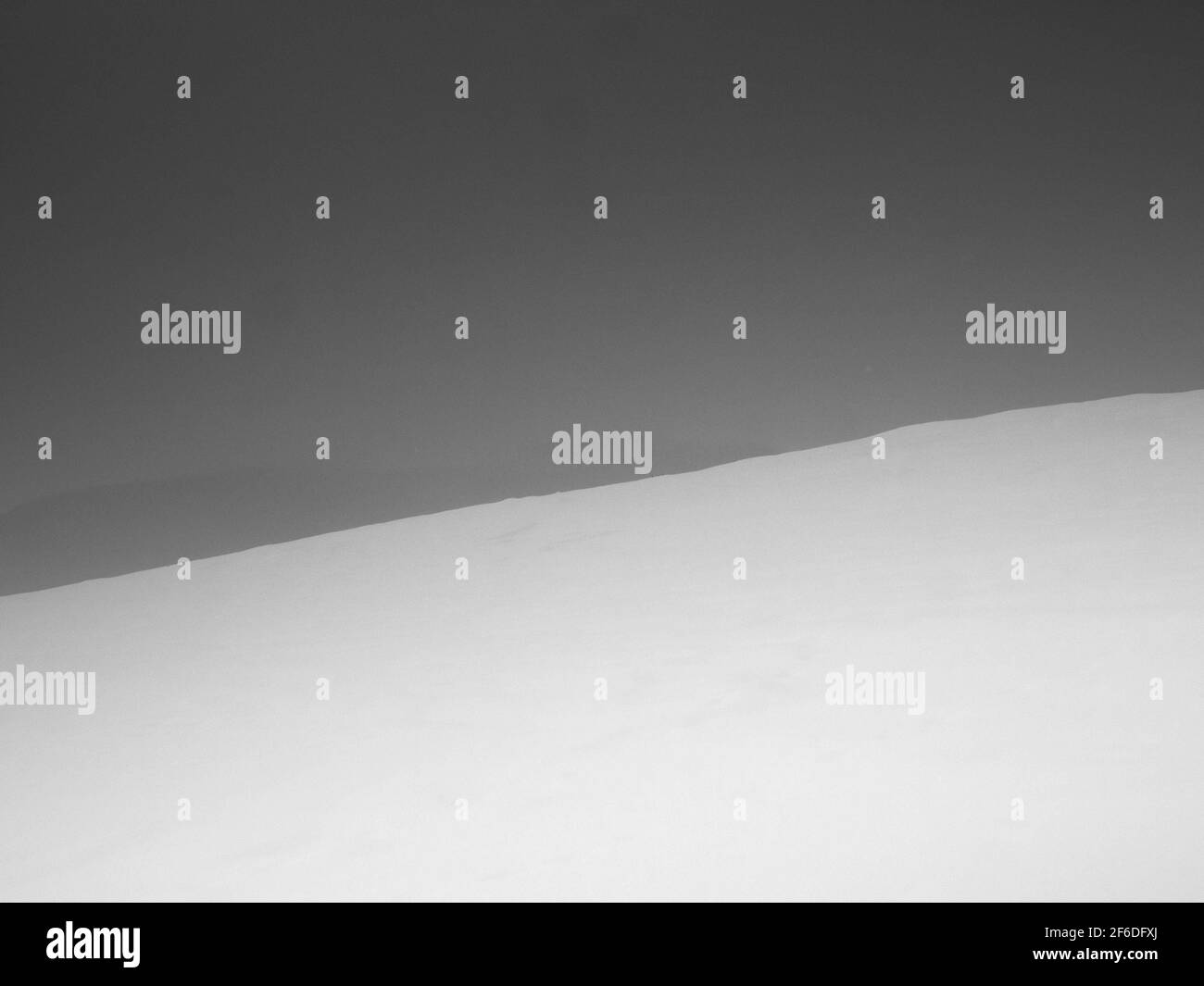 Black and white landscape with negative space in Carpathians Romania ...