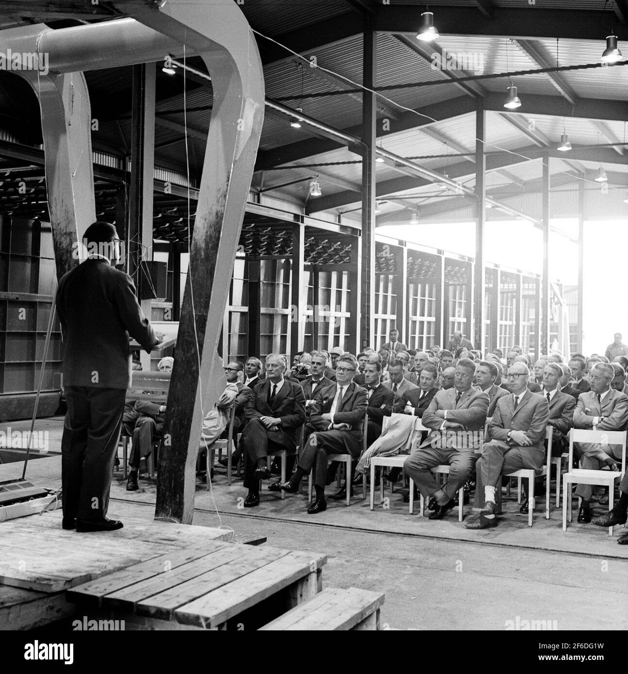 Speech. SCA, TAFT terminal Stock Photo - Alamy