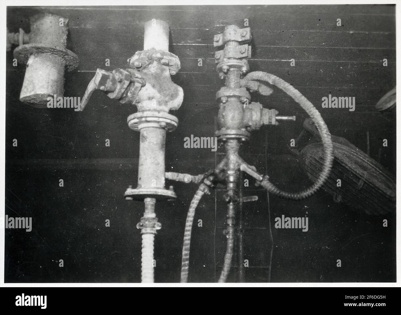 Intake for compressed air and water at Kassoon number 4 Stock Photo - Alamy