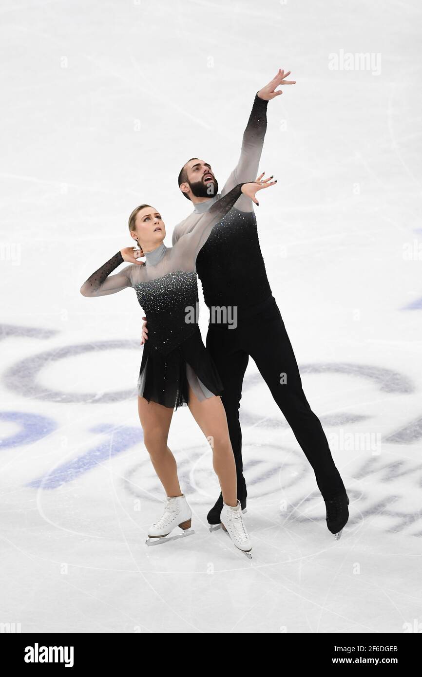 Ashley CAIN-GRIBBLE & Timothy LEDUC USA, during Pairs Free Program at ...