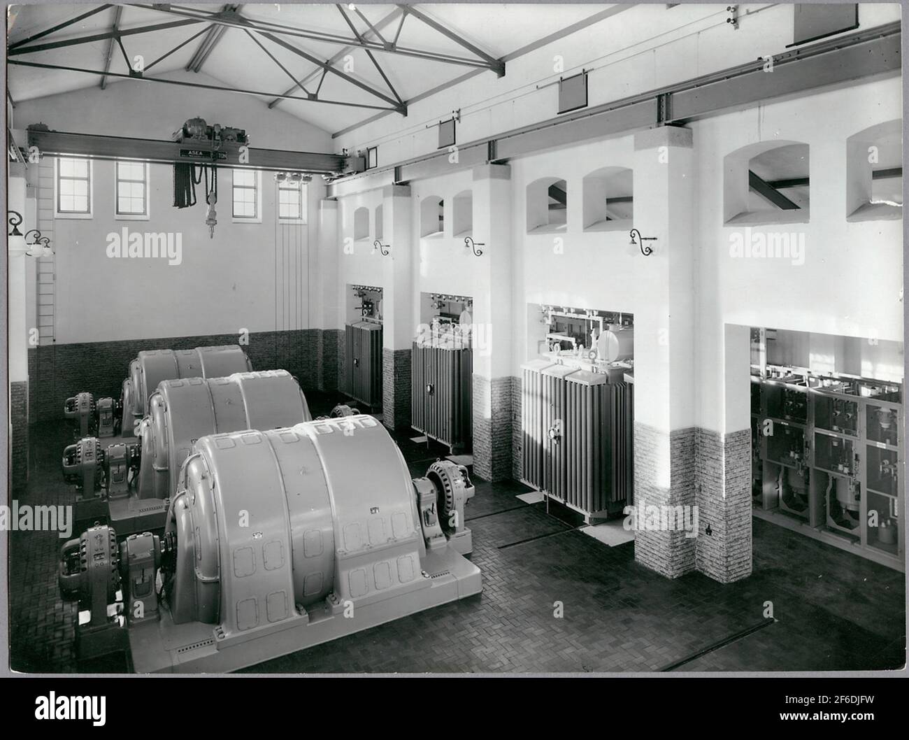 Machine hall and converter station Stock Photo - Alamy