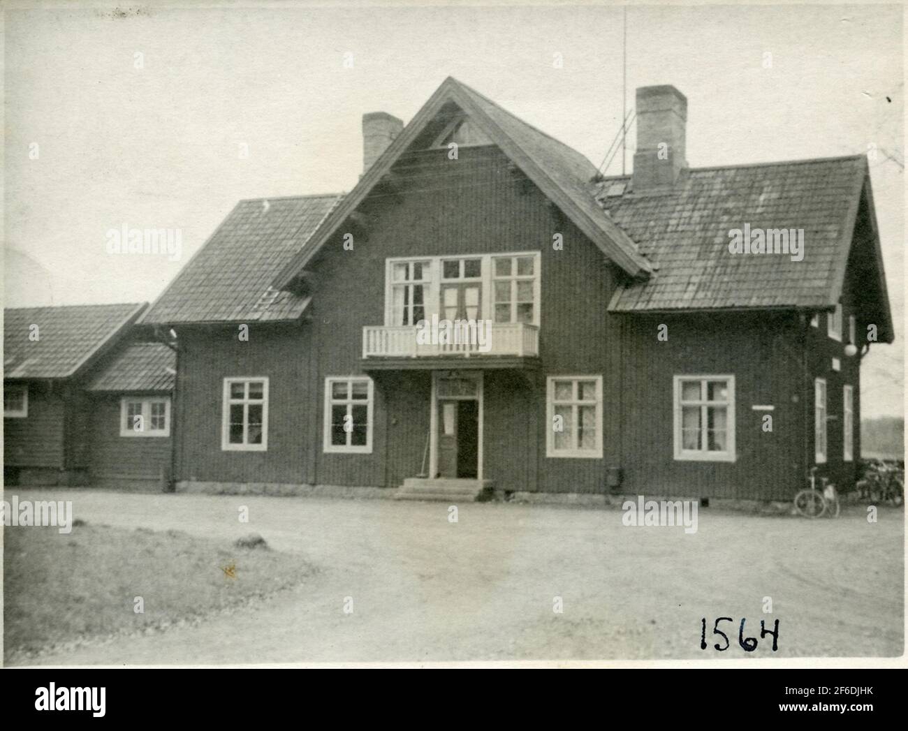 The station house from the roadside Stock Photo - Alamy