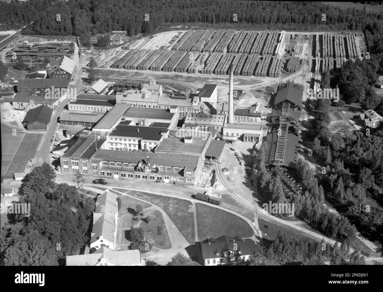 Aerial view of the mill Stock Photo - Alamy