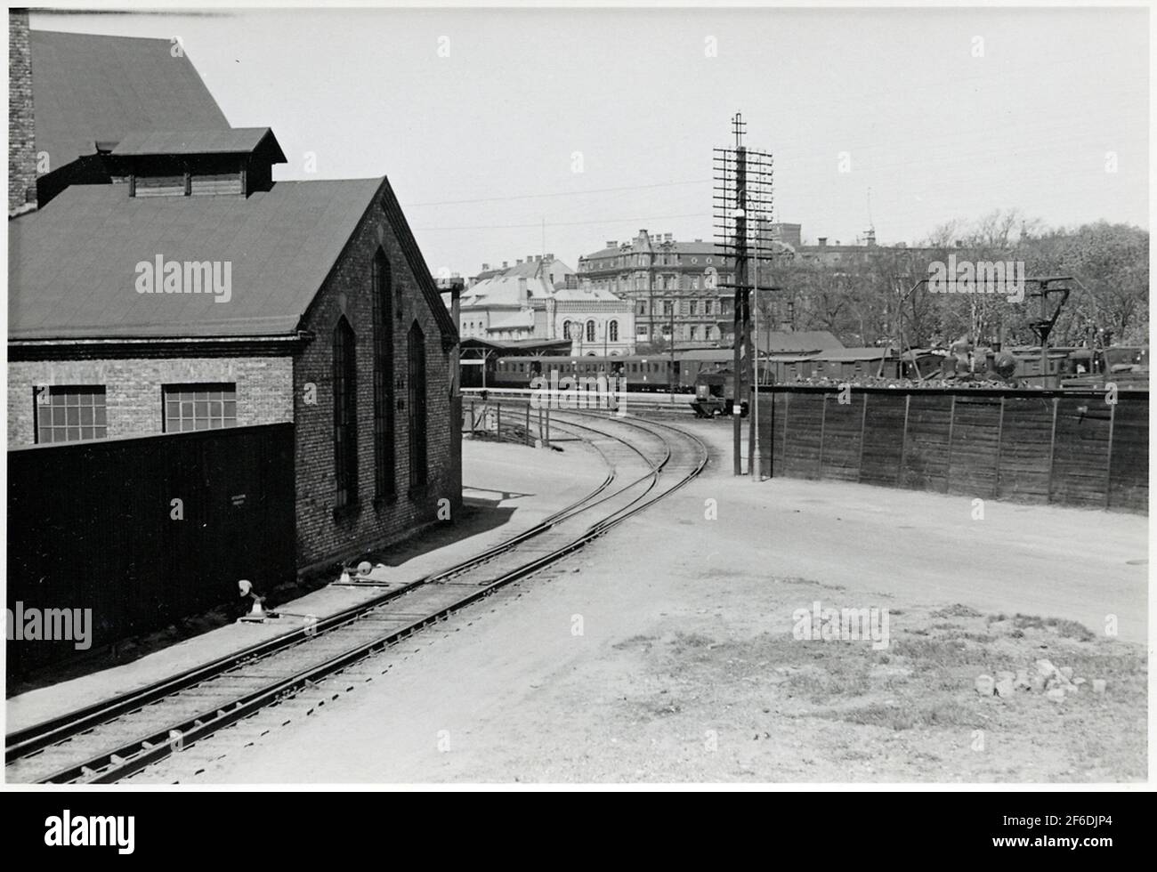 Road towards the station from the shipyard Stock Photo - Alamy