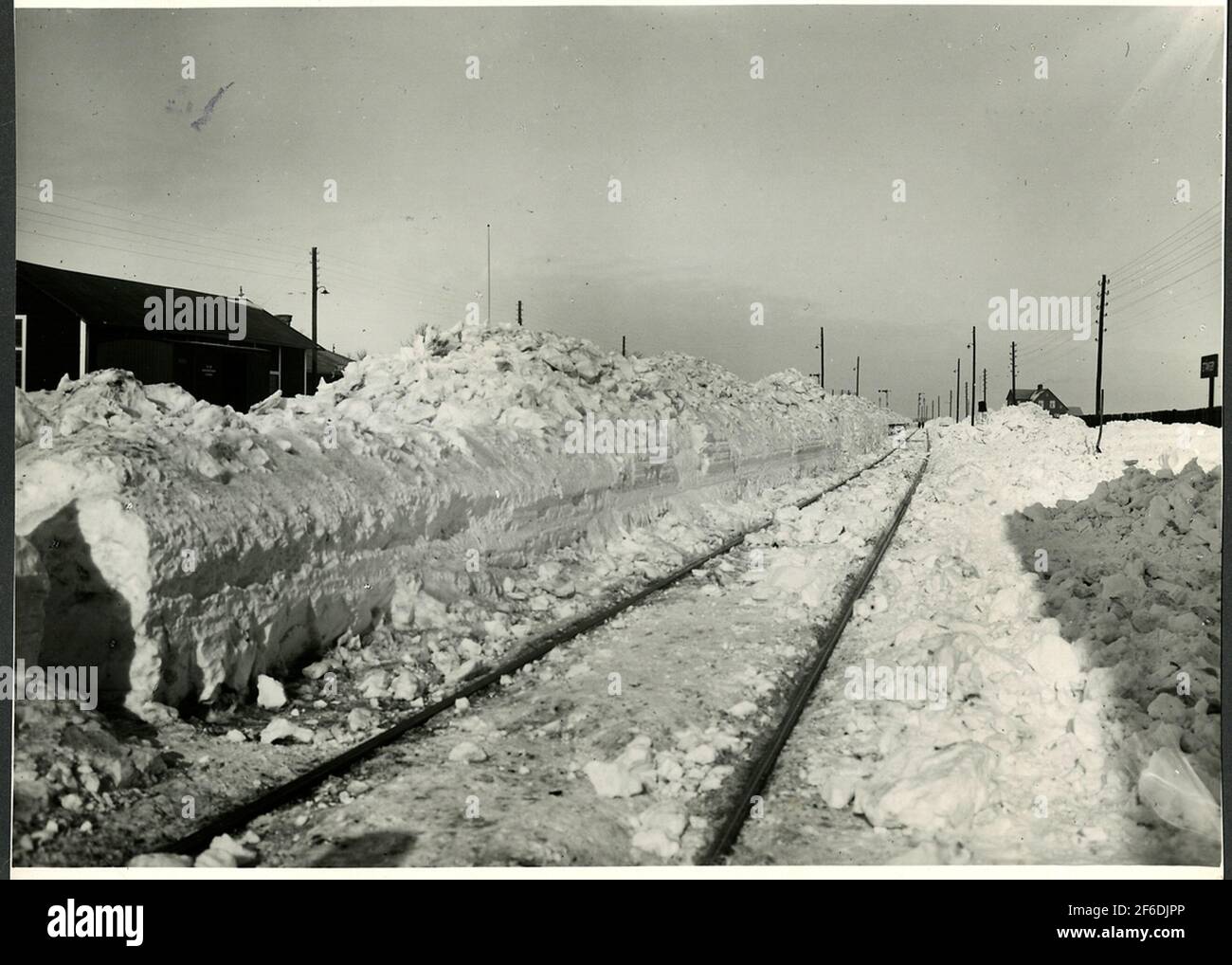 The railroad, bar village Stock Photo - Alamy