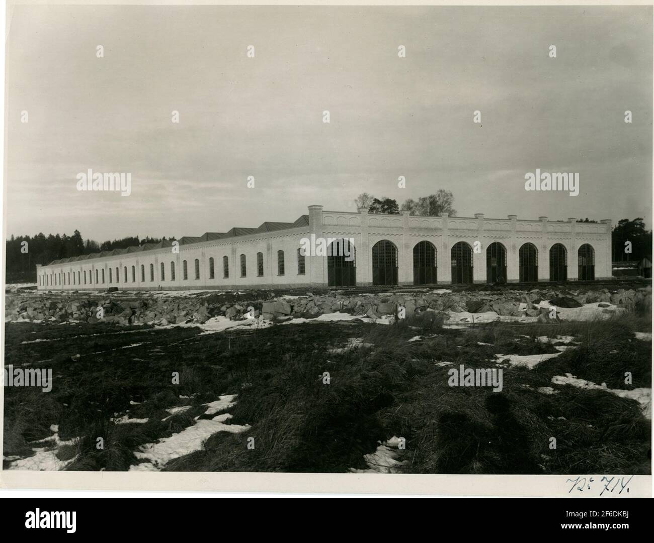 Hagalund's wagon hall Stock Photo - Alamy