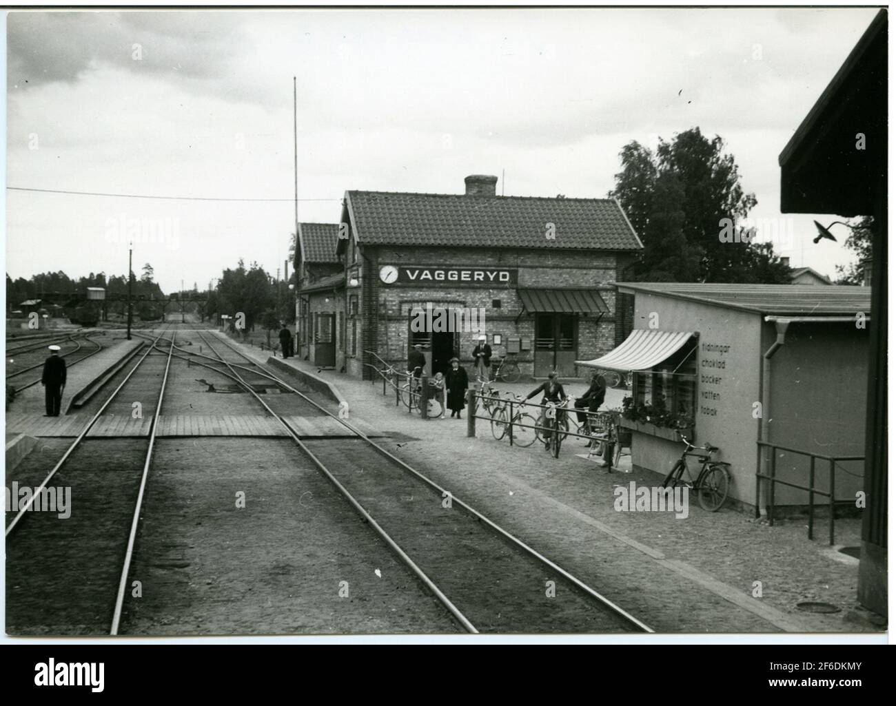 Sweden, Småland, Jönköping, Vaggeryd, Vaggeryd (depicted, town Stock ...