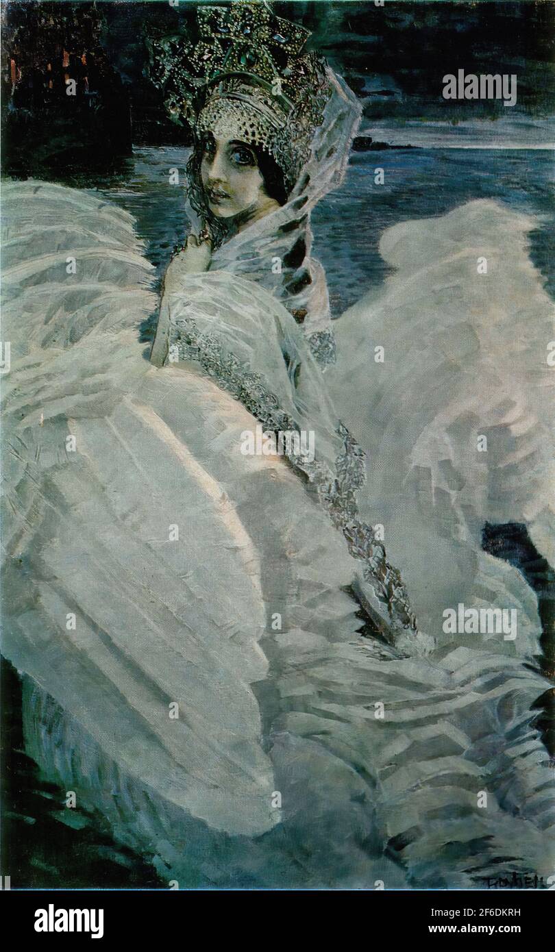 Mikhail Vrubel - Swan Princess 1900 Stock Photo - Alamy