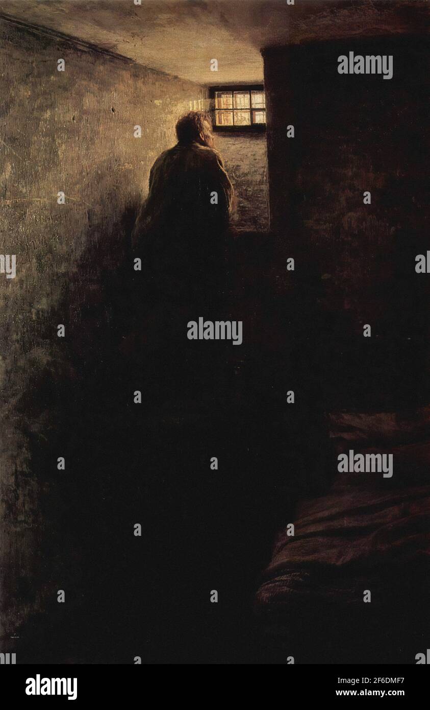 Nikolai Yaroshenko - Prisoner 1878 Stock Photo - Alamy