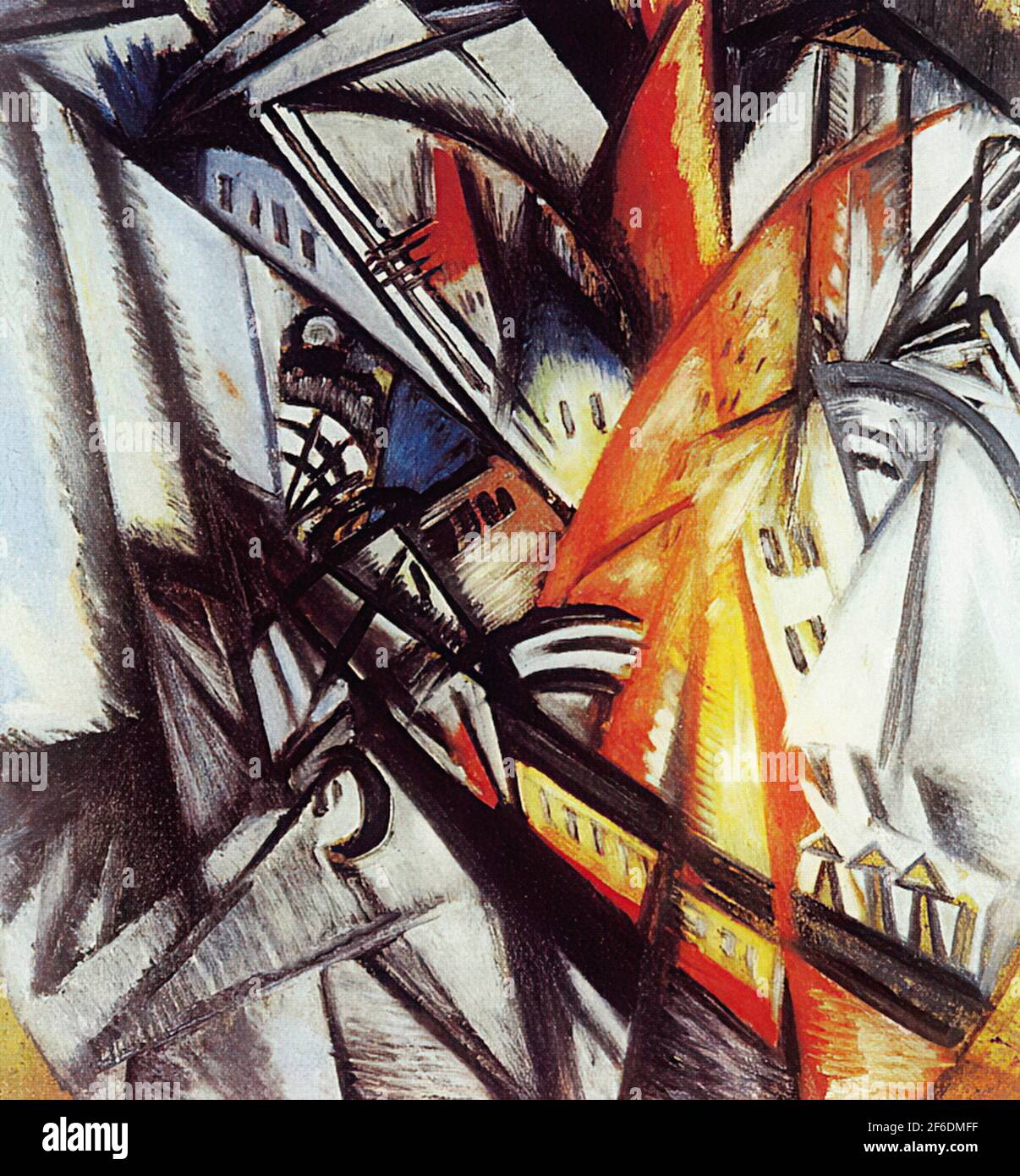 Olga Rozanova - City Fire Stock Photo - Alamy