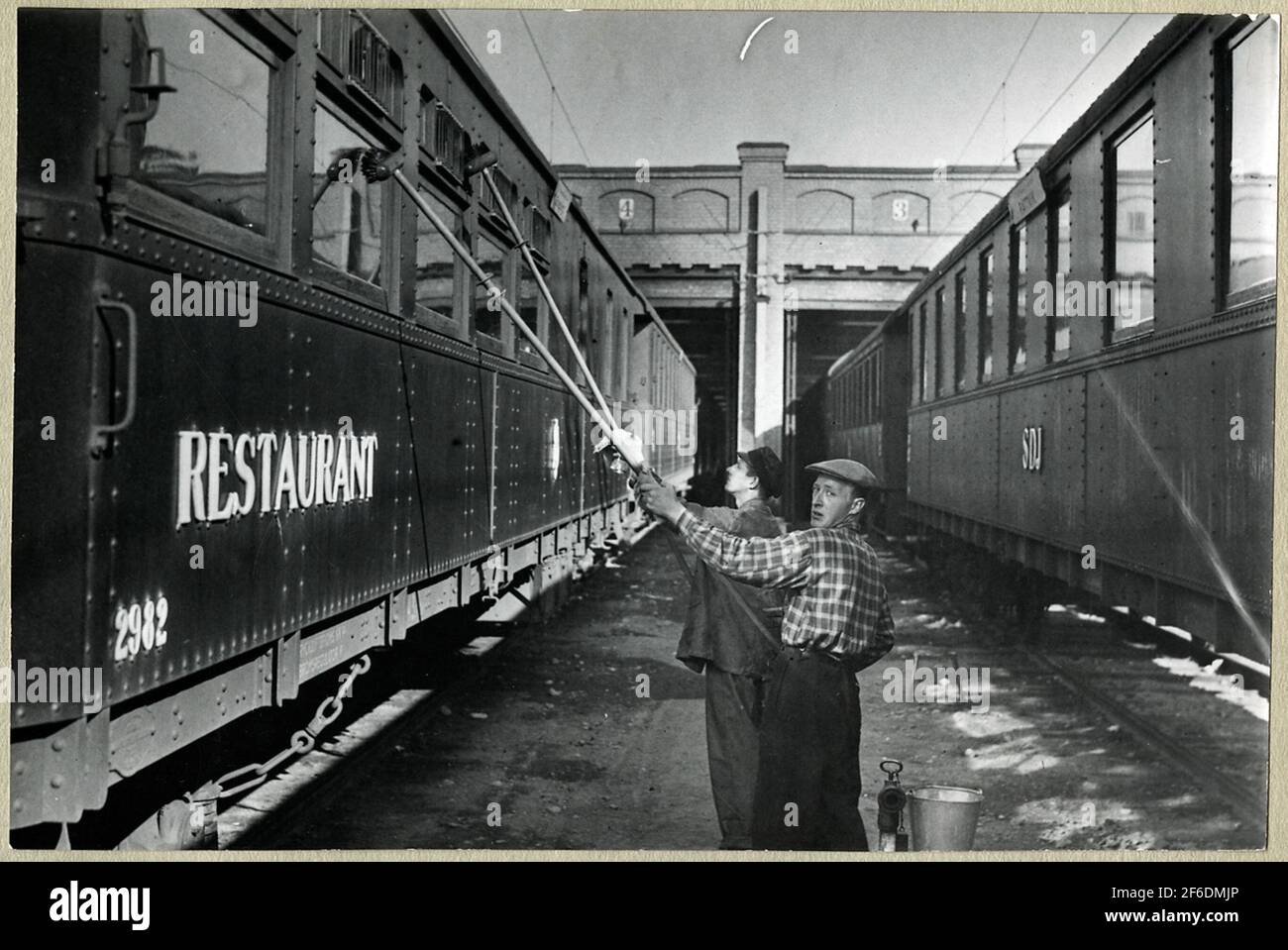 Carriage wash in Hagalund Stock Photo - Alamy