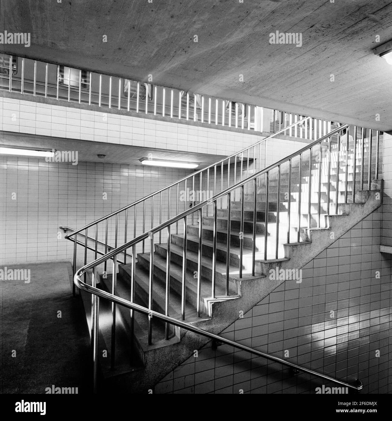 Stainless Steel Stairs Stock Photo Alamy