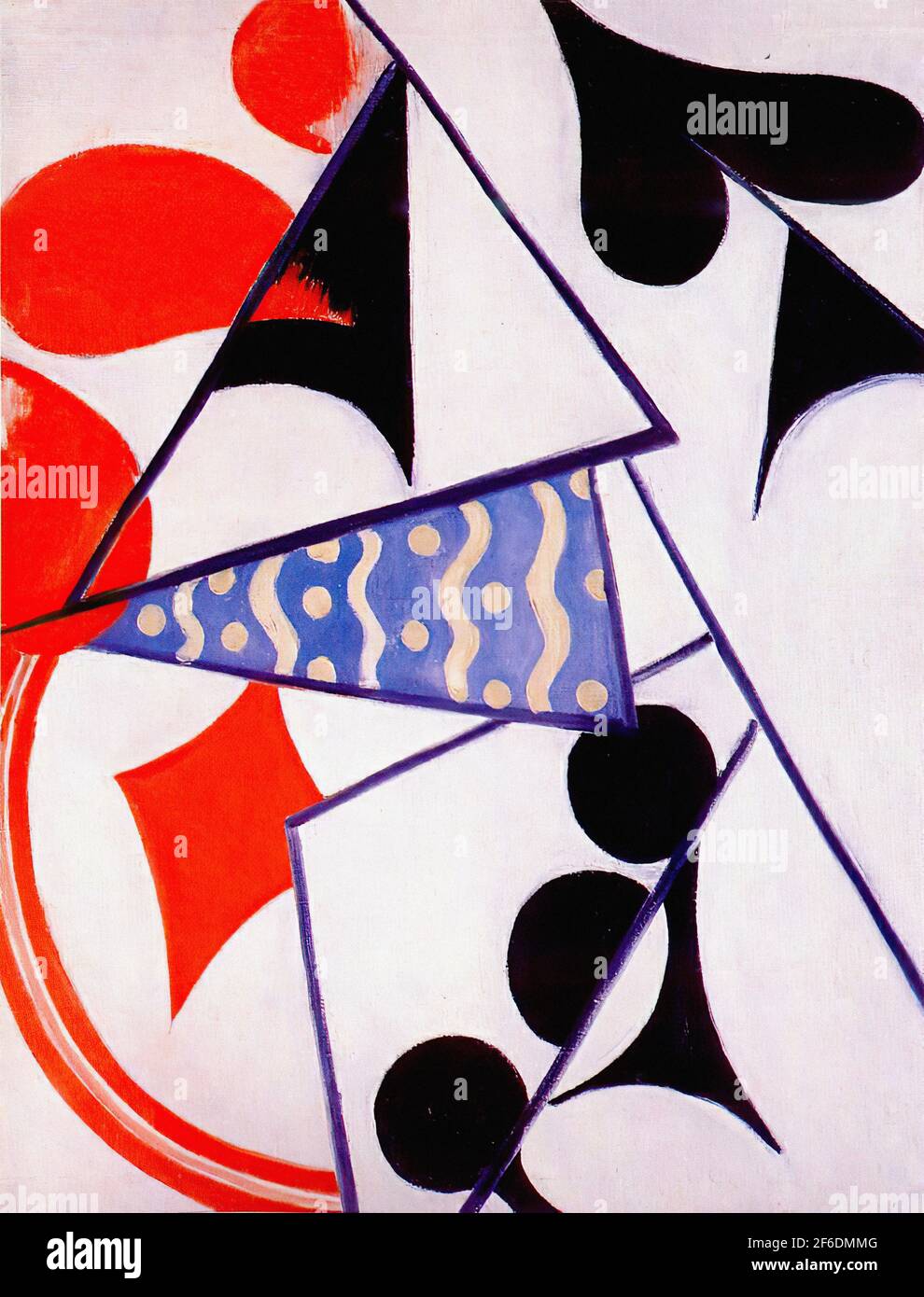 Olga Rozanova - Four Aces Simultaneous Composition 1916 Stock Photo - Alamy