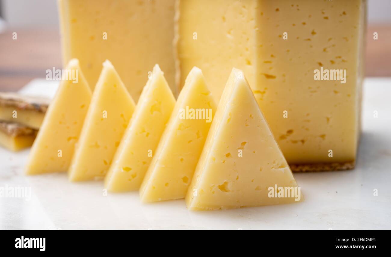 Cheese collection, Tomme de Savoie cheese from Savoy region in French ...