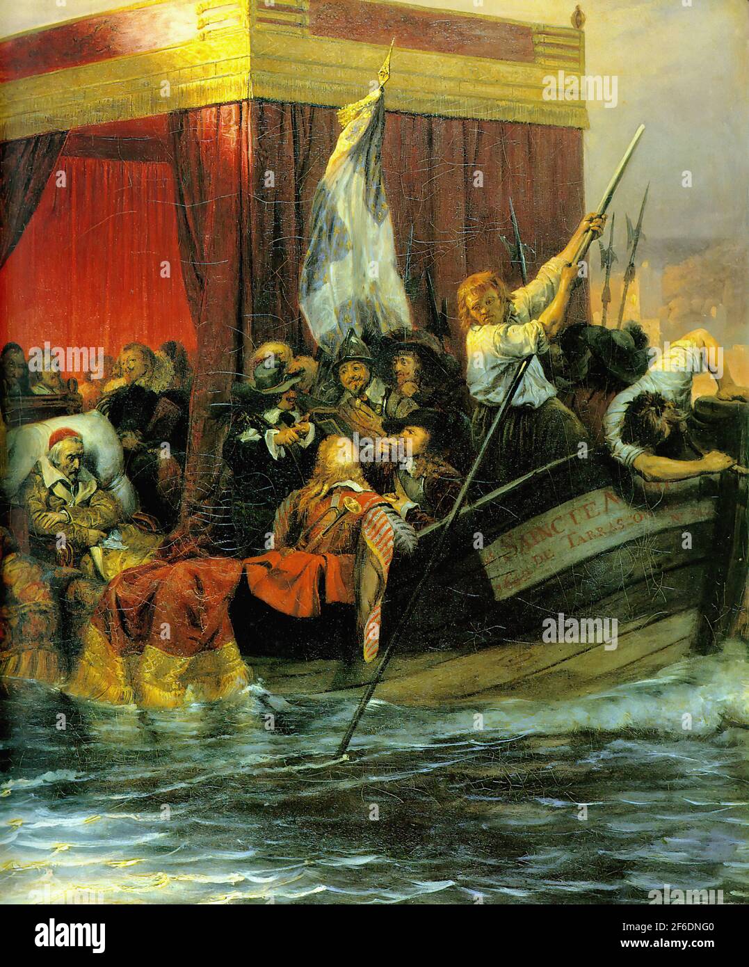 Paul Delaroche - Cardinal Richelieu 1 1829 Stock Photo - Alamy