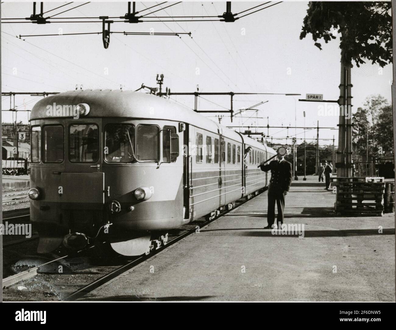 Rail bus at Perrong Stock Photo - Alamy
