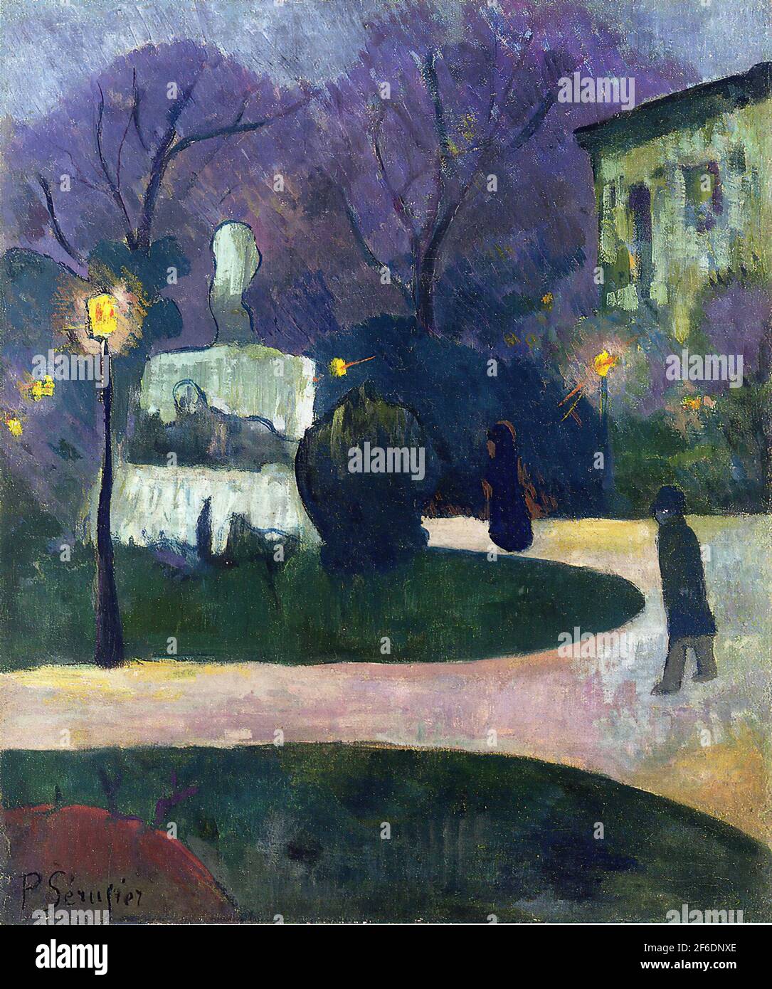 Paul Sérusier - Square with Street Lamp 1891 Stock Photo - Alamy