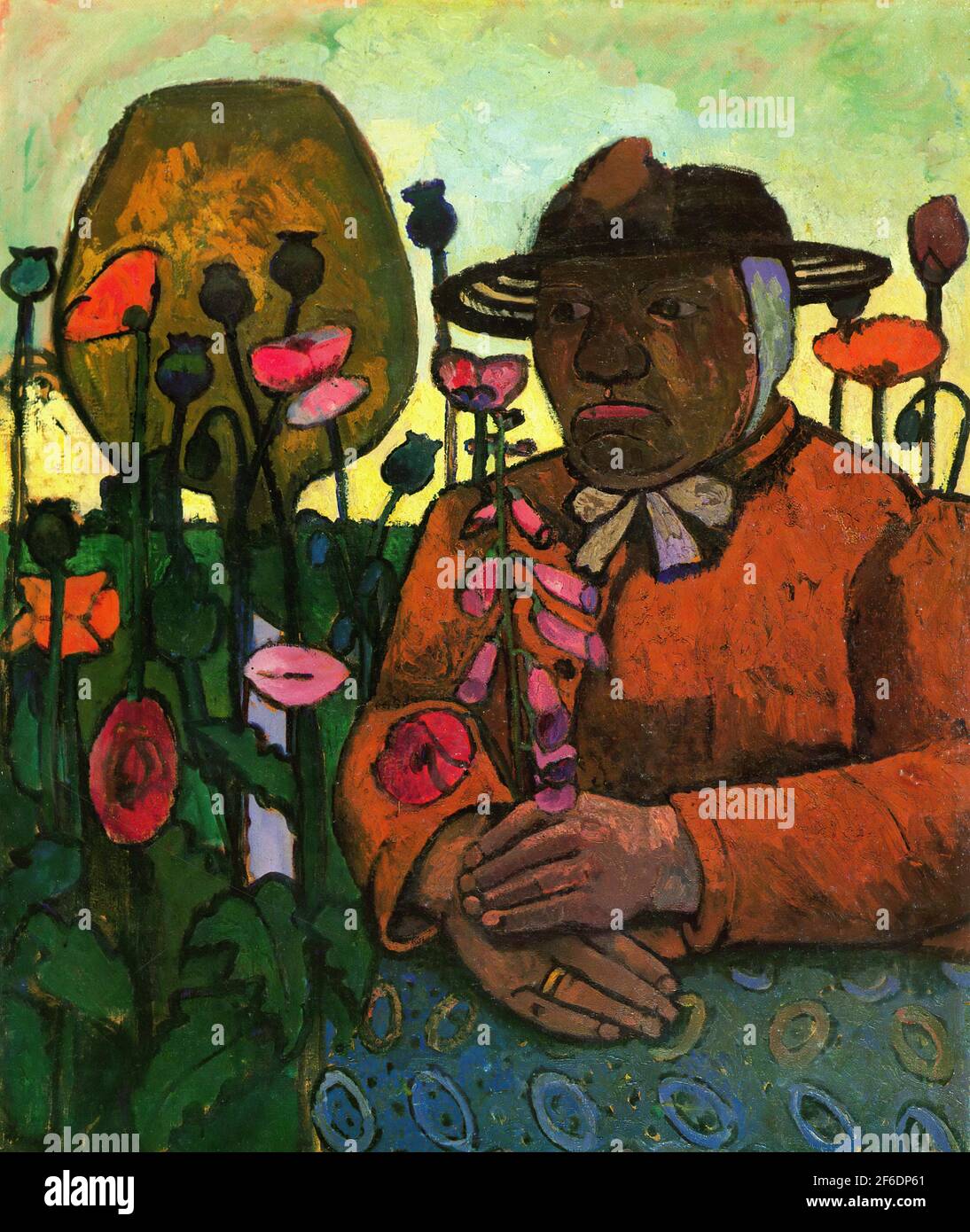Paula Modersohn-Becker - Old Woman Garden 1906 Stock Photo - Alamy
