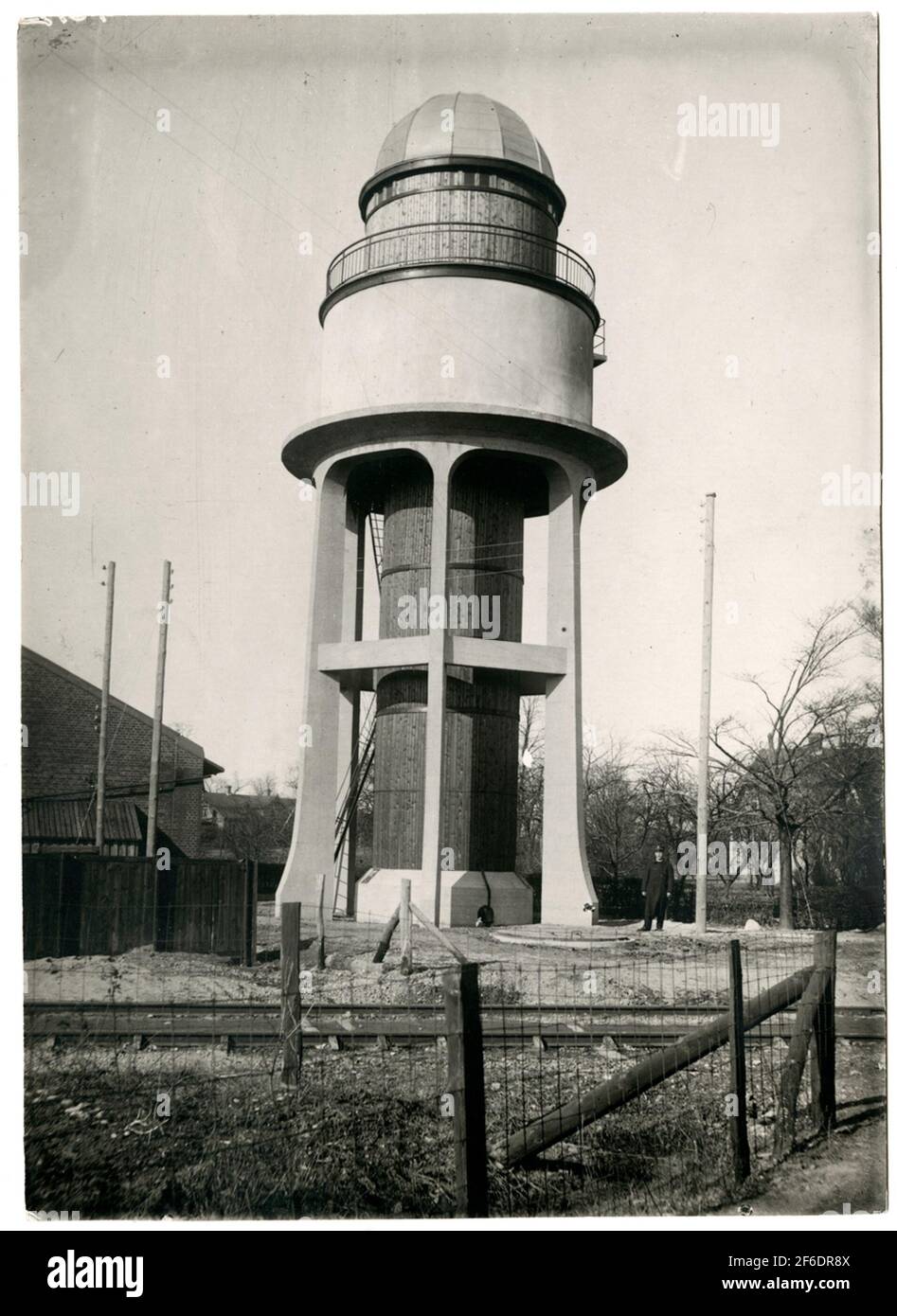 Billesholm's mine water tower in finished condition 1918tornet Rivet ...
