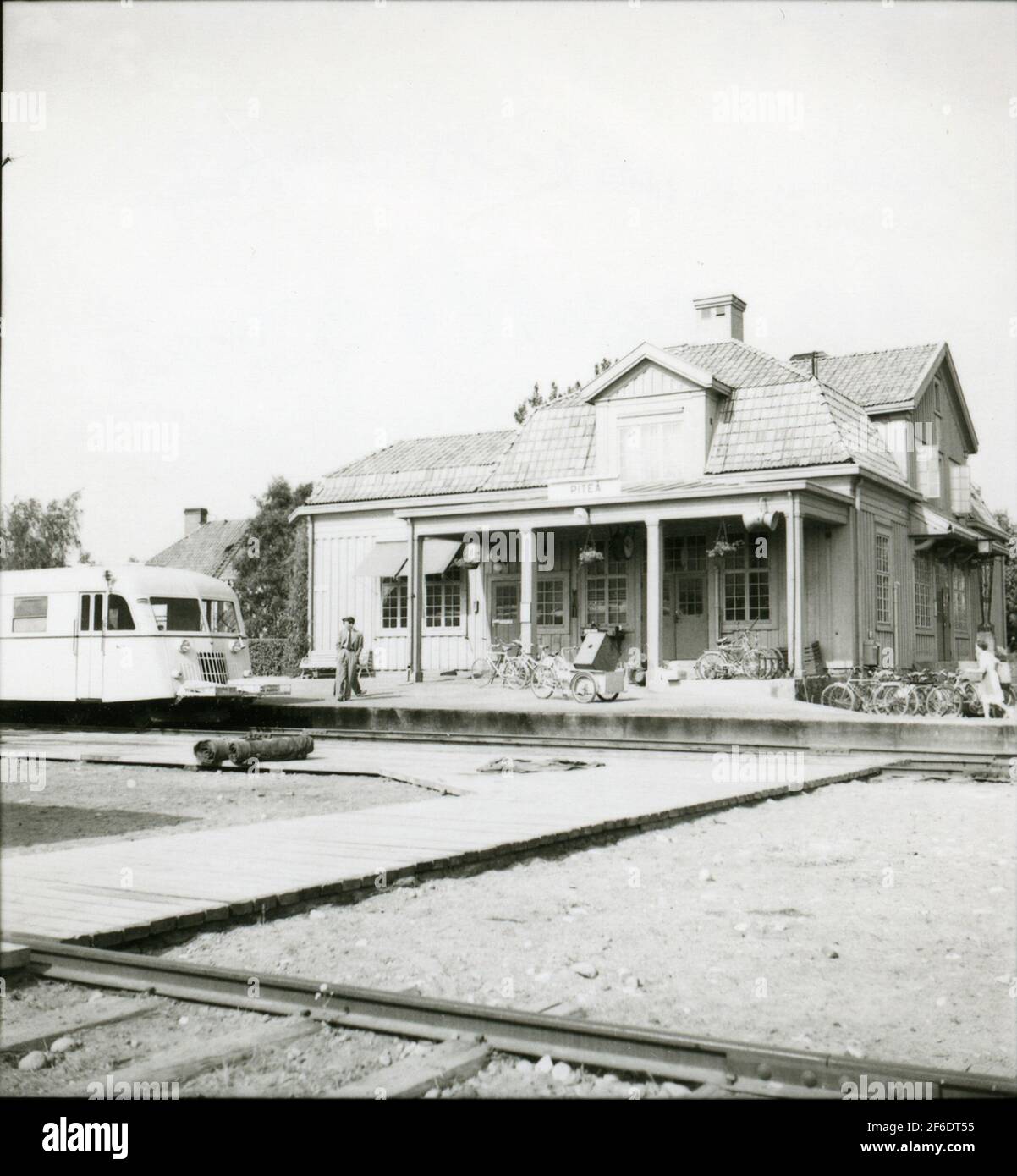 Sweden, Norrbotten, Norrbotten, Piteå, Piteå (depicted, city Stock ...