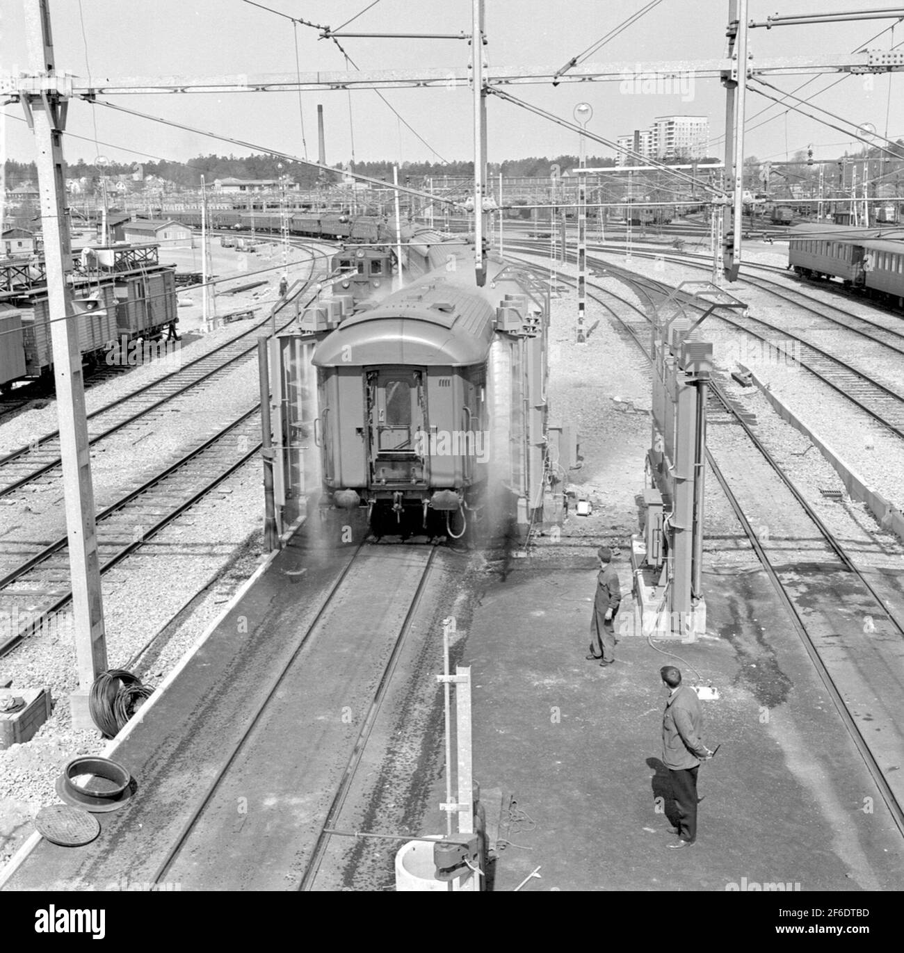 Sweden, Uppland, Stockholm, Solna, Hagalund (depicted, city Stock Photo ...