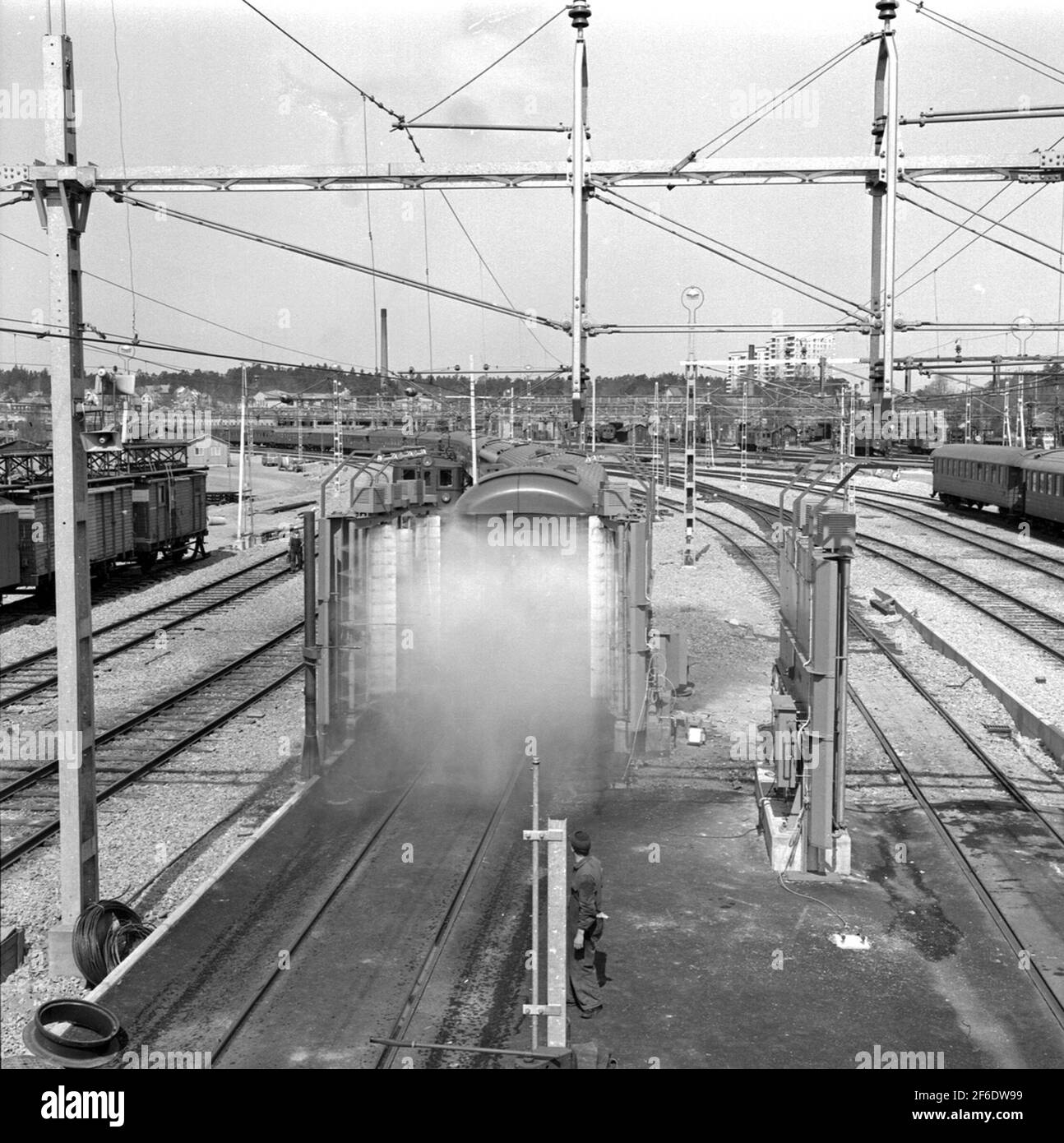 Sweden, Uppland, Stockholm, Solna, Hagalund (depicted, city Stock Photo ...