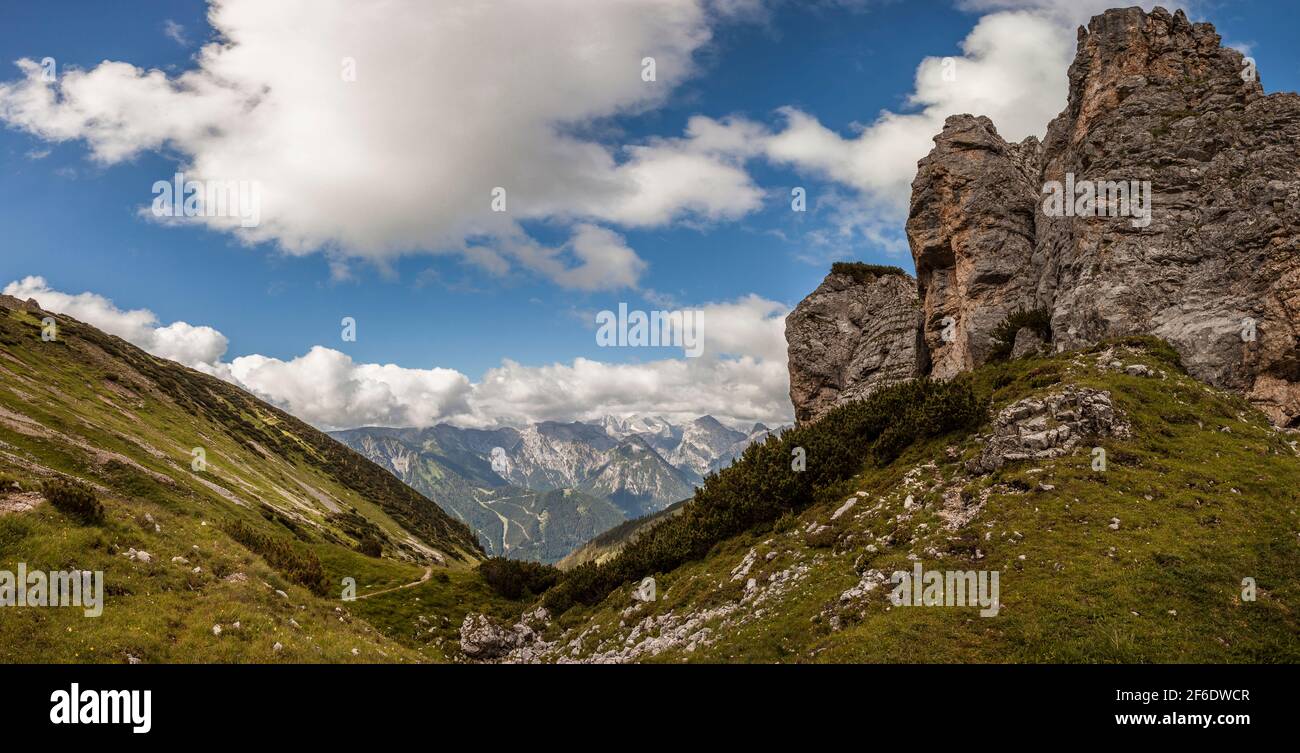 Hike on the rofan mountains hi-res stock photography and images - Alamy